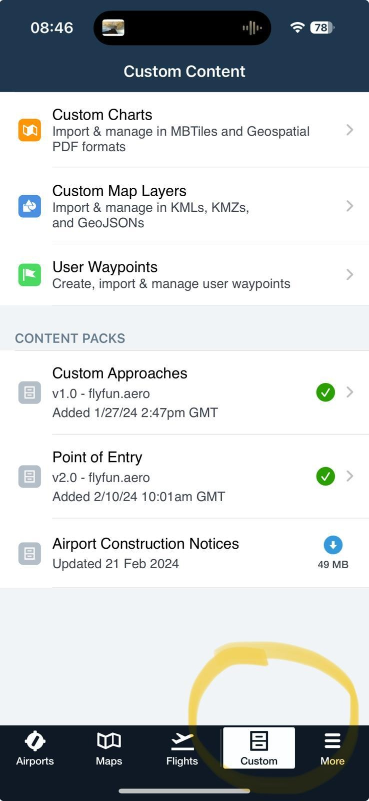 ForeFlight Europe Entry Point and Approaches Content Pack | ConnectStats Blog